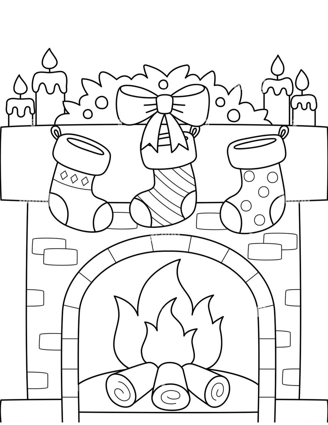 Holiday Coloring Set - Christmas Themed Coloring Book With Engaging ...
