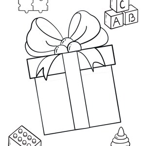 Holiday Coloring Set - Christmas Themed Coloring Book With Engaging ...