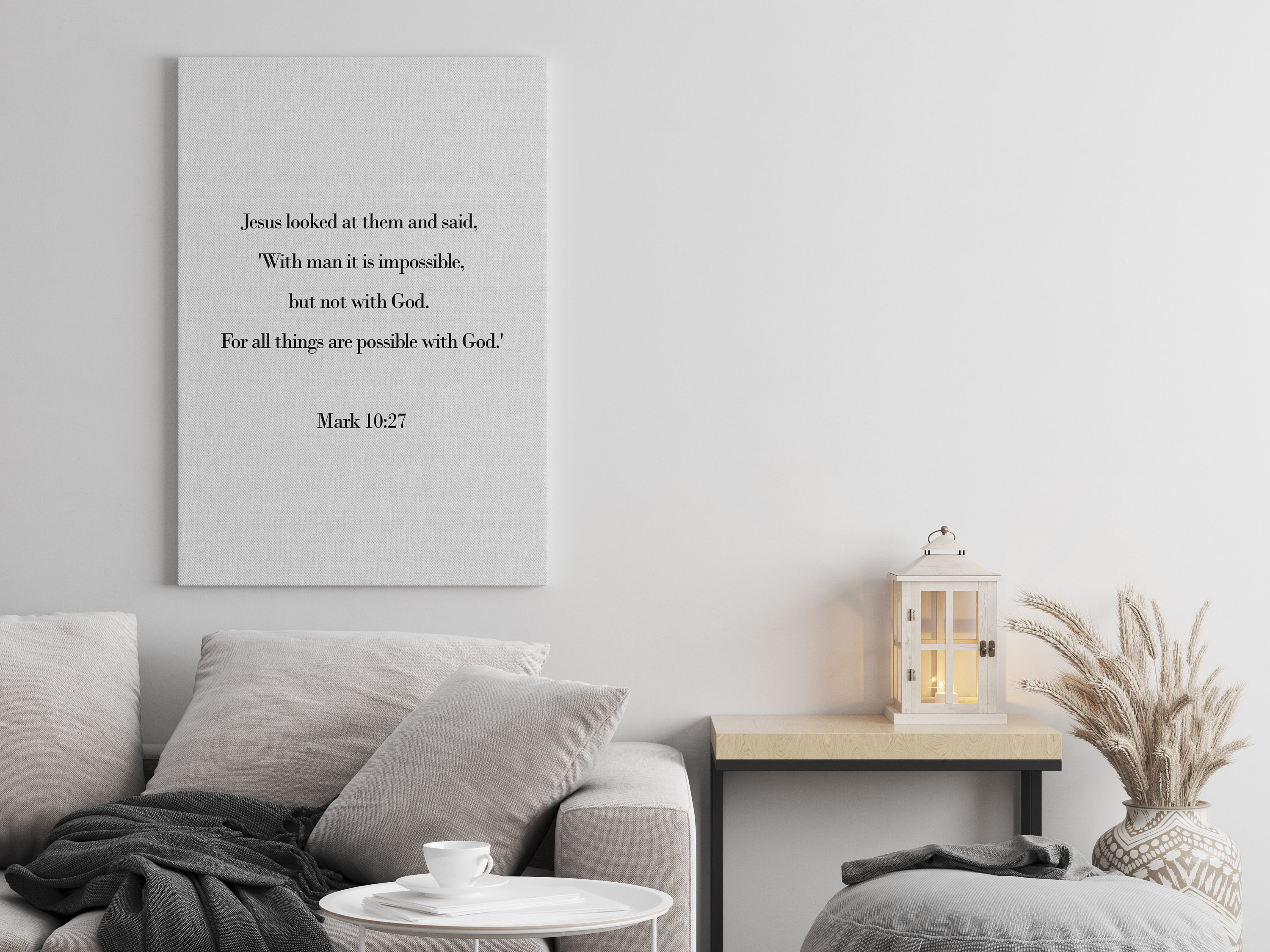 Custom Bible Verse Sign Jesus Canvas Custom Scripture - Etsy