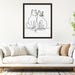 Cat Lover Wall Art: Two Cats in One Line Drawing - Etsy