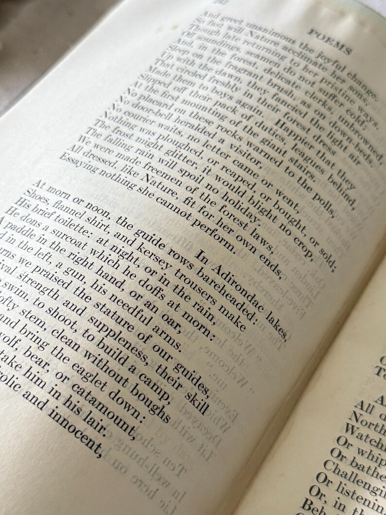 The Works of Emerson Vintage Book - Etsy