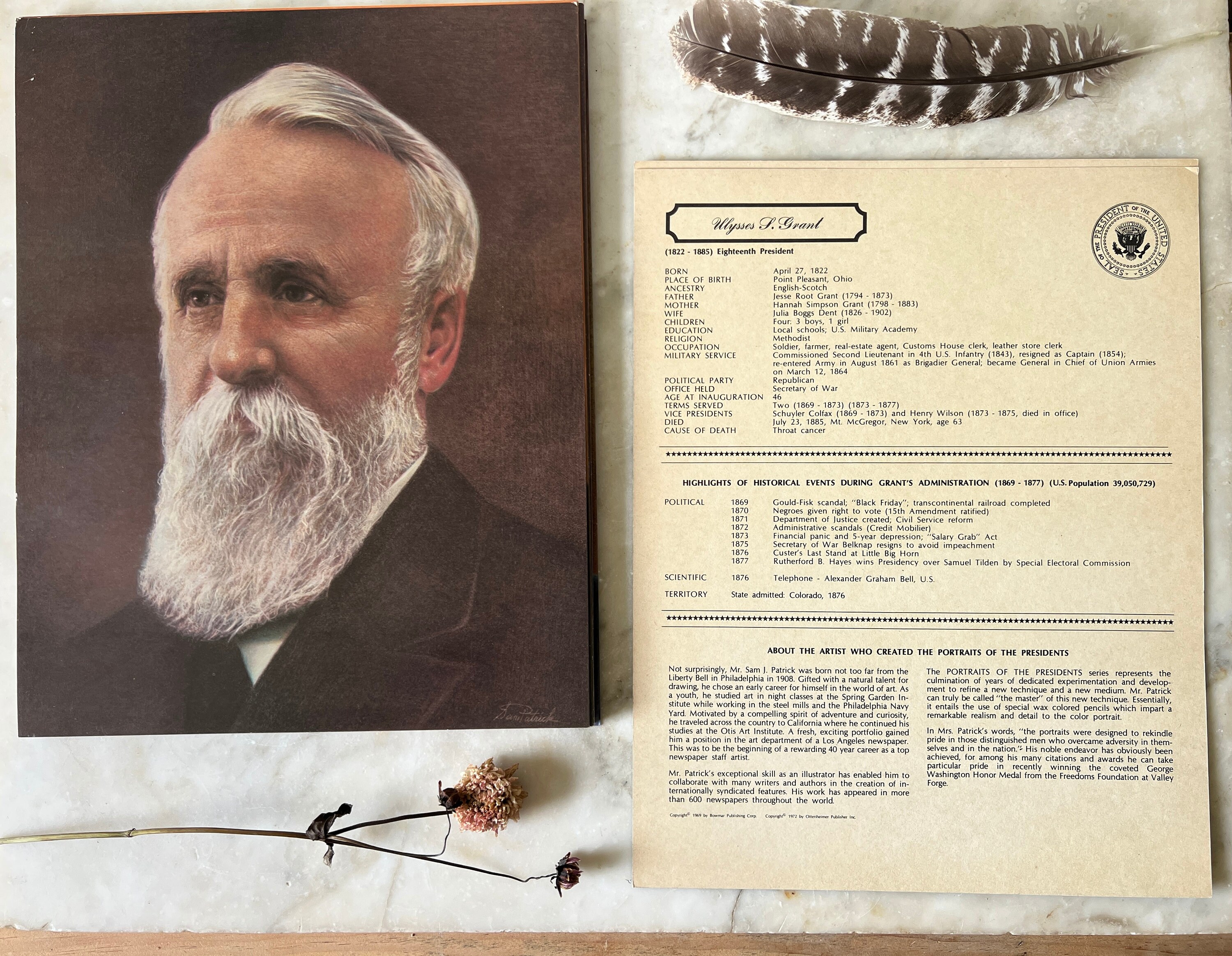 Presidential Portraits by Artist Sam J. Patrick Set of 37 Prints - Etsy