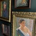 Reproduction Portrait Print on Canvas With Wax Finish in Antique Frame ...