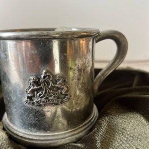 Vintage Pewter Ralph Lauren Shaving Brush and Mug Set - Etsy