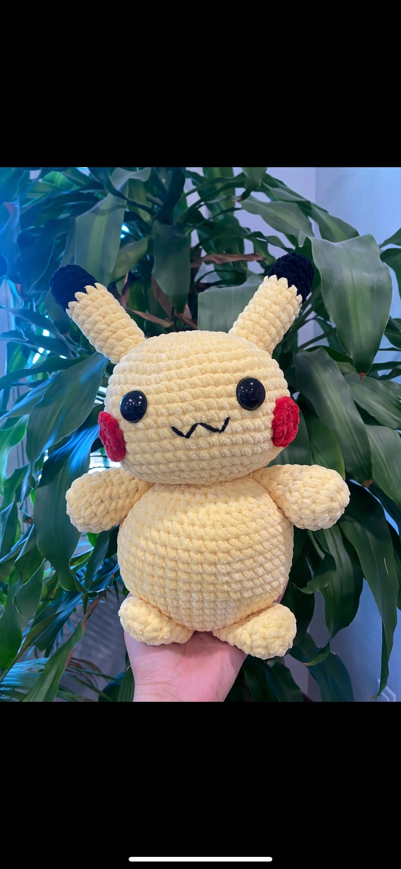 Pika Pokemon Crochet Plushie - Etsy