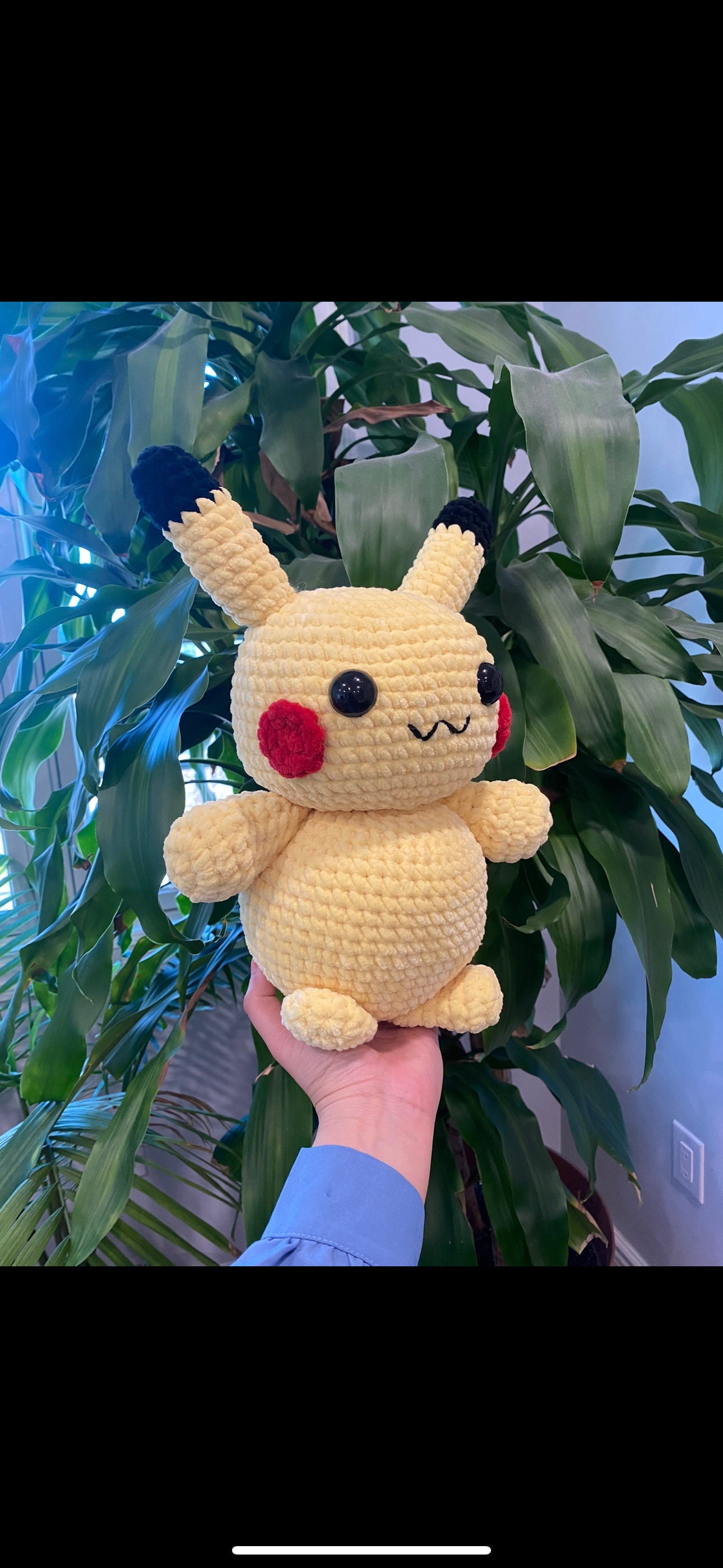 Pika Pokemon Crochet Plushie - Etsy