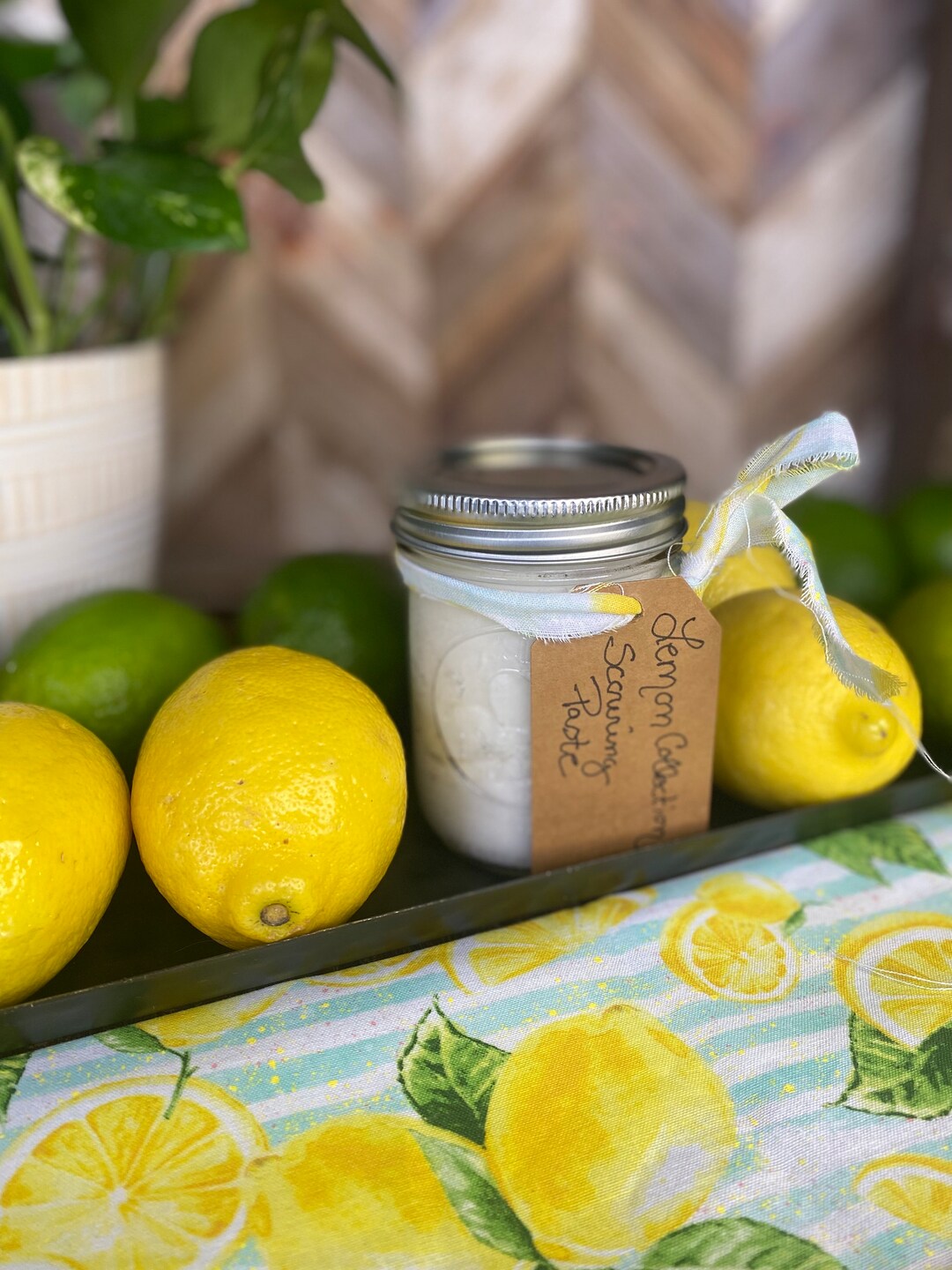 Lemon Collection Scouring Paste 8oz - Etsy