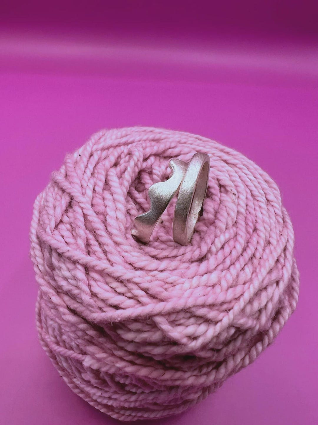 Square Scribble Ring Set, Paired Rings, Stackable Rings, Matching ...