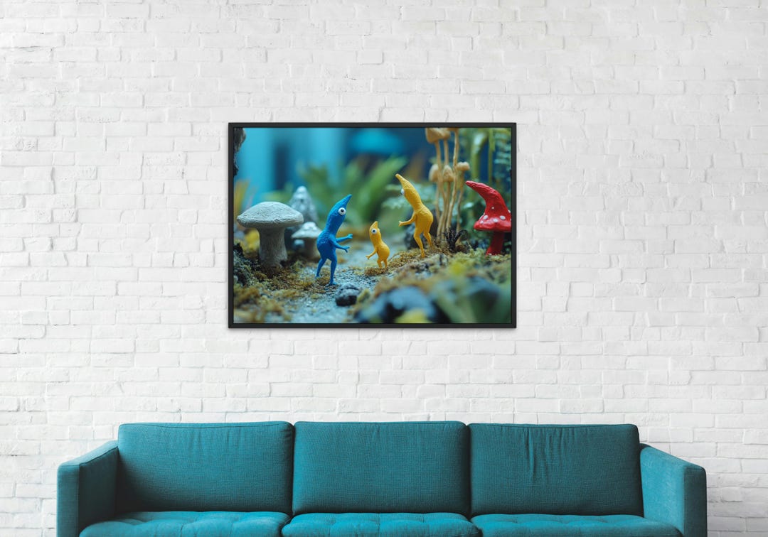 20 Pikmin Digital Prints, Vibrant Nintendo Inspired Wall Art & Decor ...