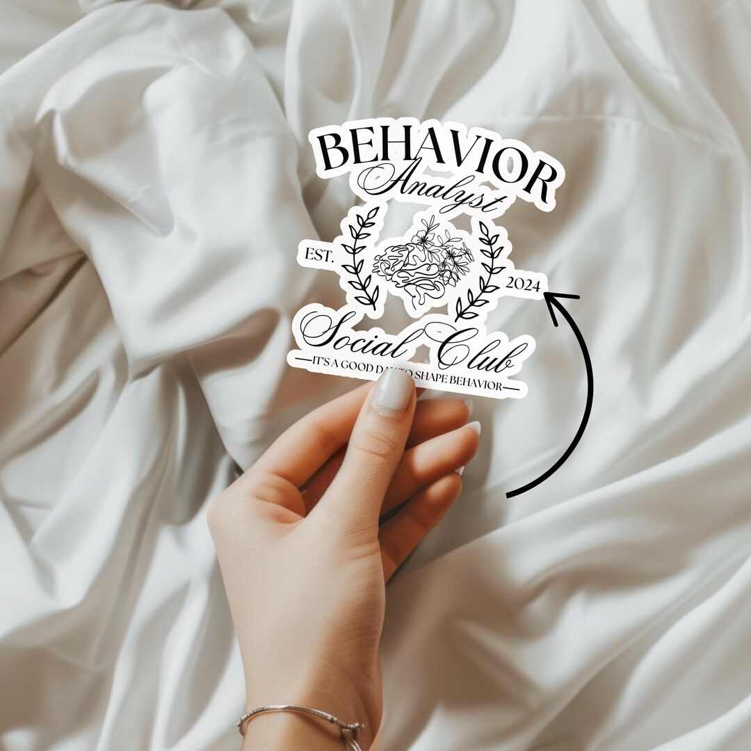 Personalized Behavior Analyst Sticker, BCBA Sticker, Gift for BCBA, ABA ...