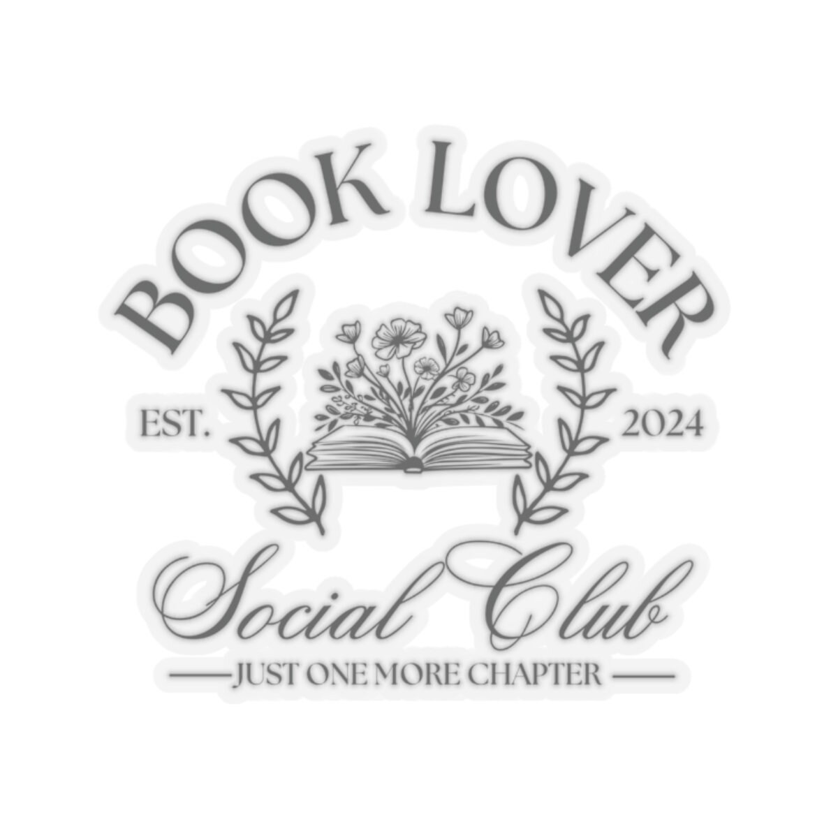 Book Lover Sticker, Gift for Bookworm, Reading Lover Sticker, Bookish ...