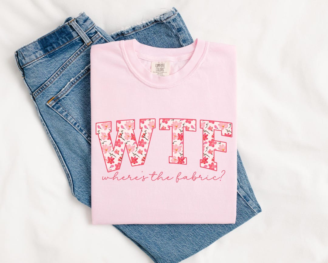 Funny Sewing Comfort Colors T-shirt, Floral Sewing Tee, Sewing Lover ...