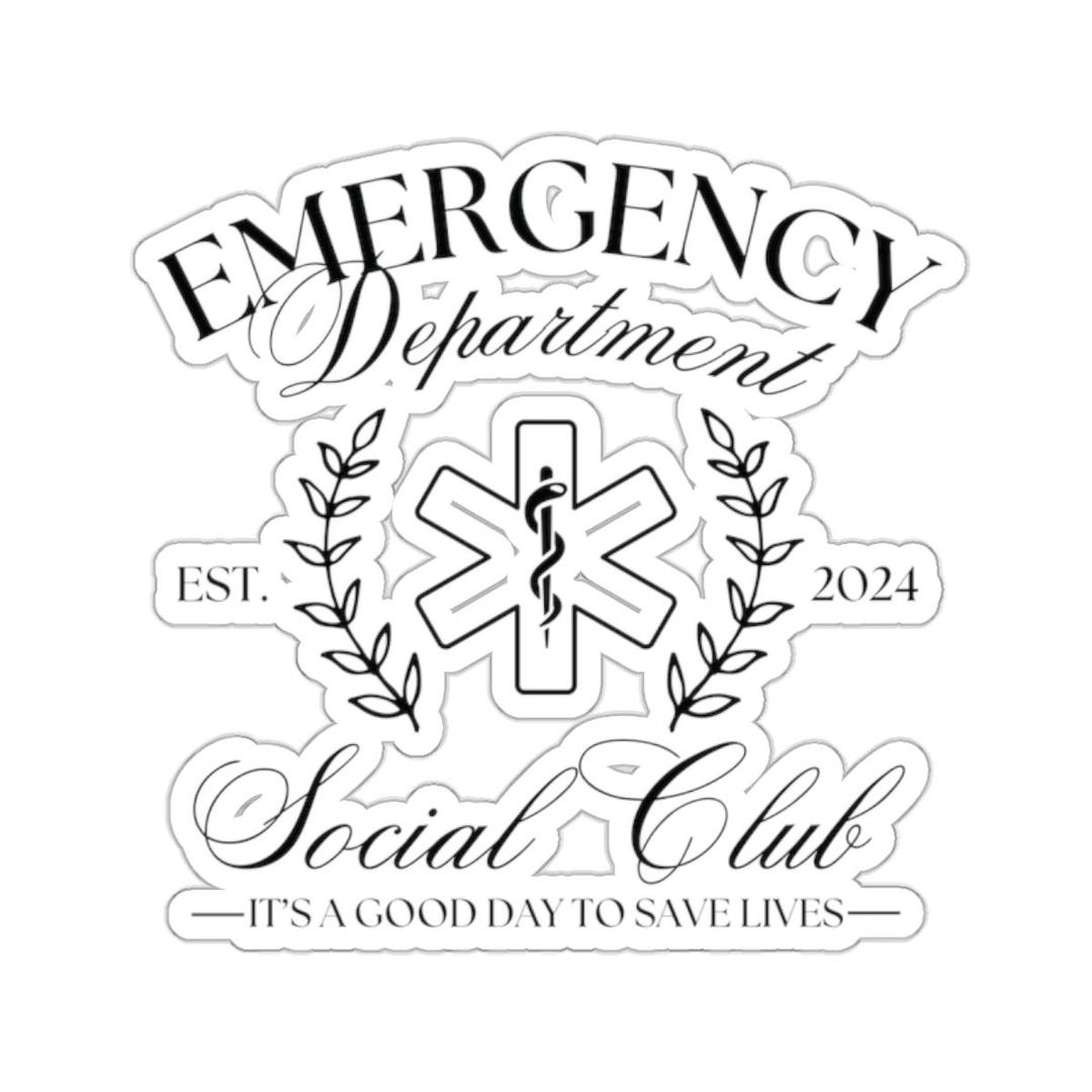Emergency Department Sticker, ER Nurse Sticker, Nurse Appreciation Gift ...