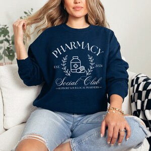 Pharmacy Crewneck Sweatshirt, Gift for Pharmacist, Funny Pharmacy Shirt ...