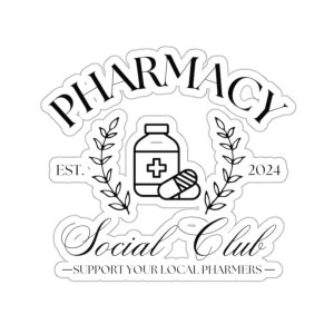 Pharmacy Sticker, Gift for Pharmacist, Funny Pharmacy Sticker, Pharmacy ...