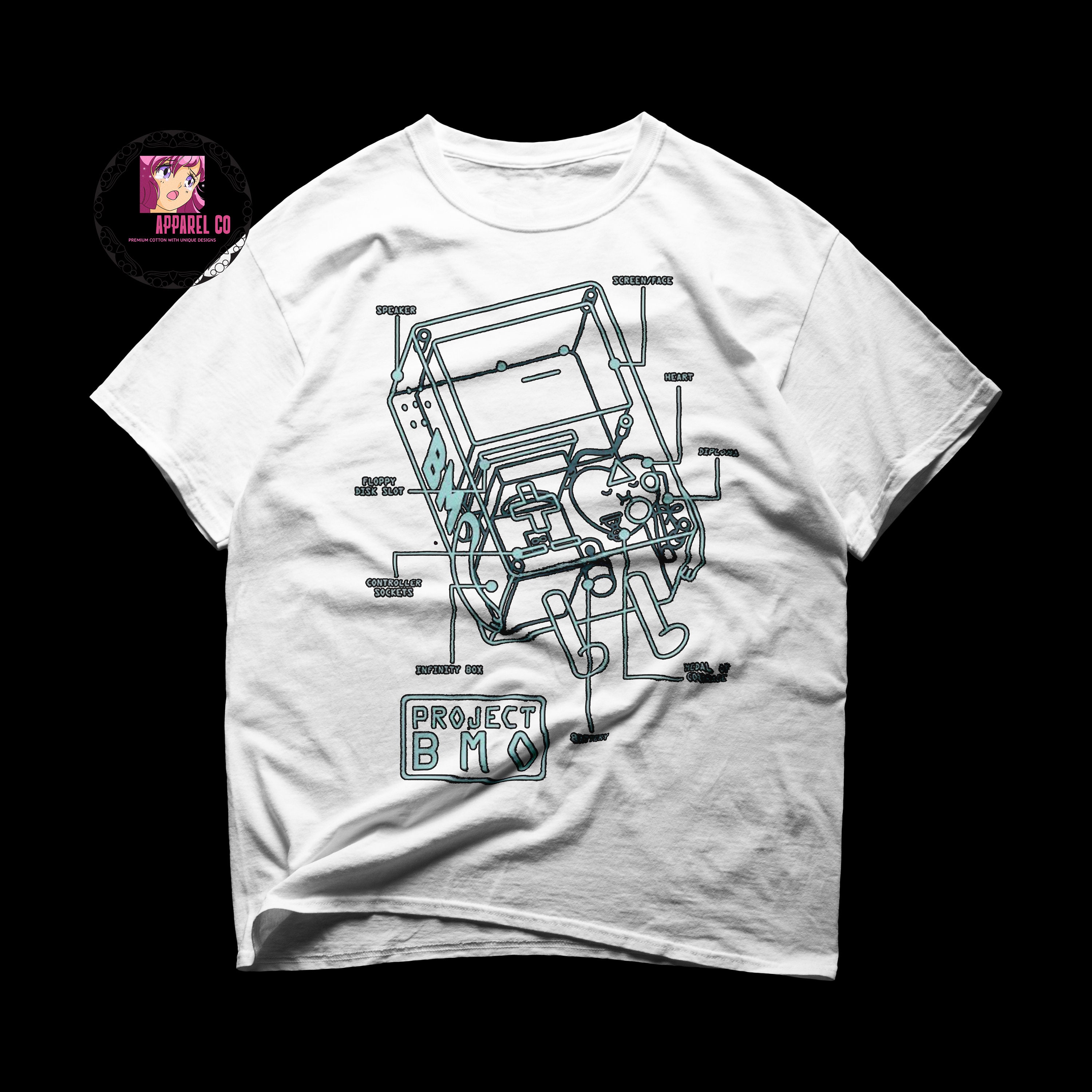 Limited BMO T-shirt Adventure Time Fan Tee Adventure Time Merch Cartoon ...