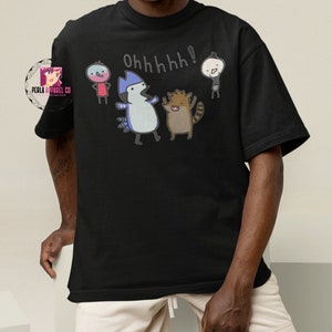 Limited Regular Show T-shirt Regular Show Fan Tee Mordecai and Rigby ...