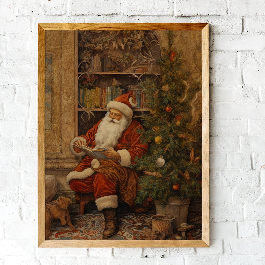 Retro Christmas Decorations, Retro Christmas Poster, Vintage Christmas ...