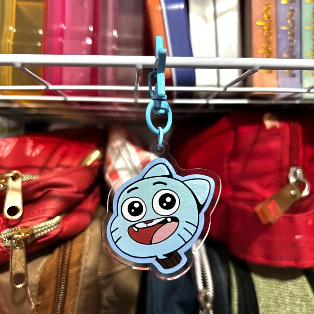Hand Drawn Gumball Keychain – the World of Gumball - Etsy