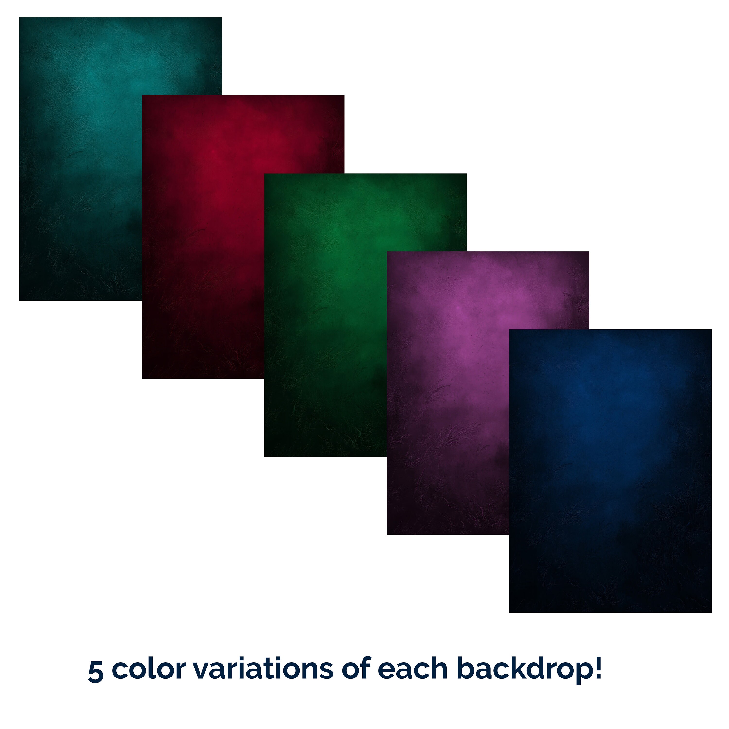 Vertical Studio Backgrounds V2 Midnight Mystique Portrait - Etsy