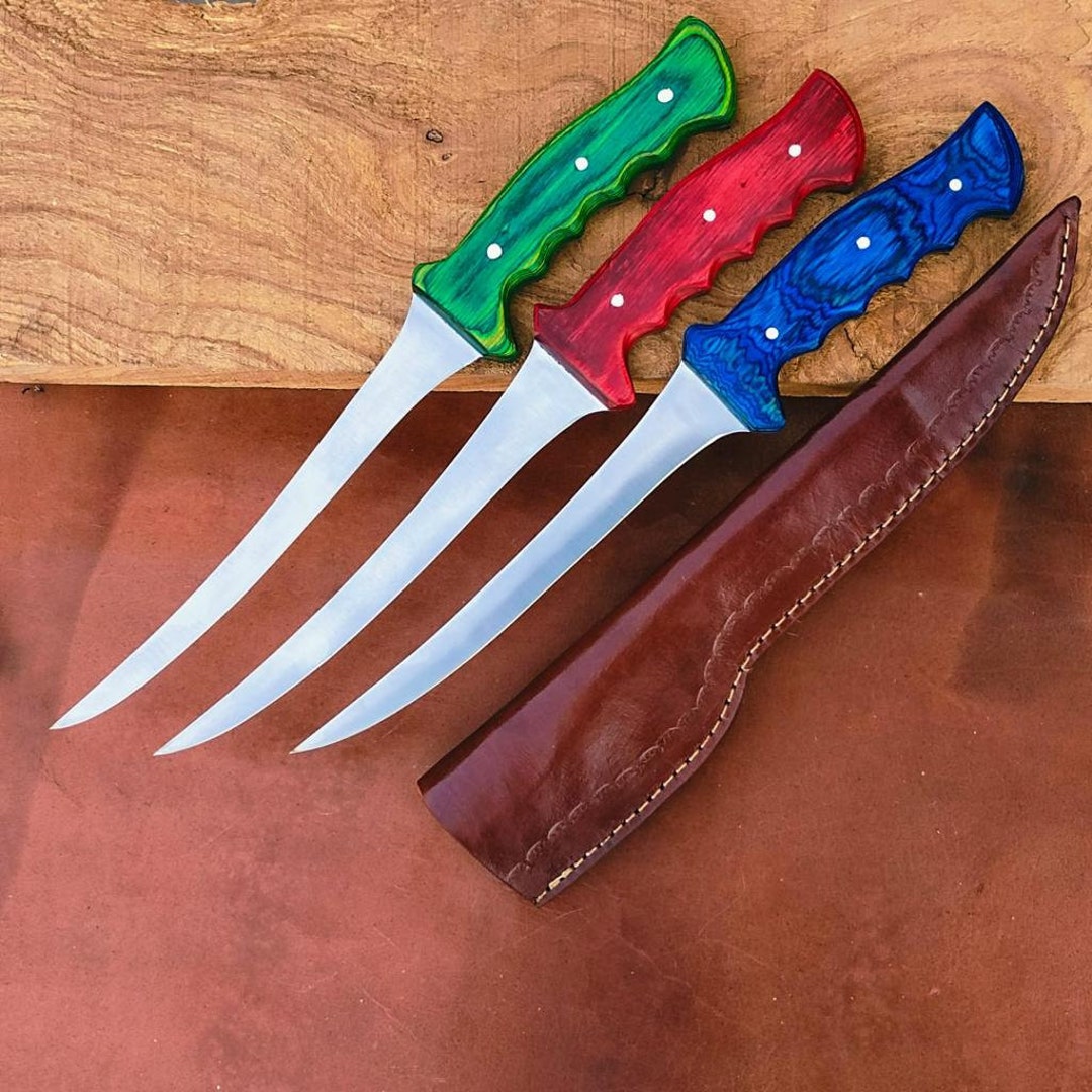 13 Inches Handmade Fillet Knife , D2 Steel Knife, Gift Knife ,knife ...