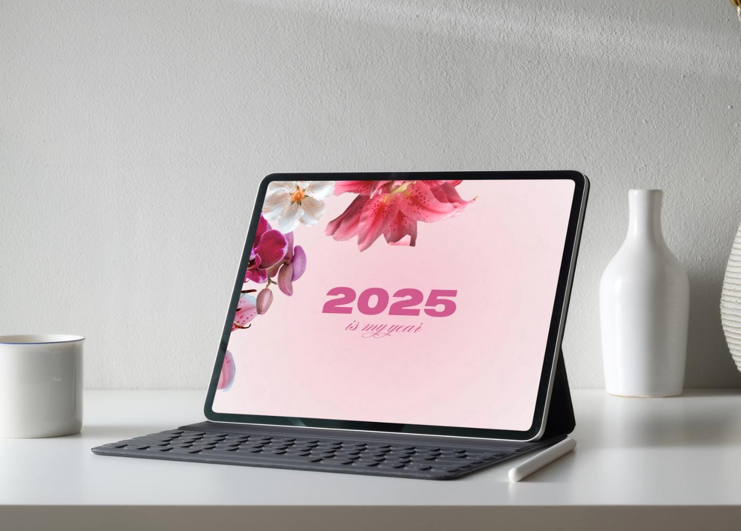 Aura Desktop Wallpaper - "2025 is My Year" - Etsy