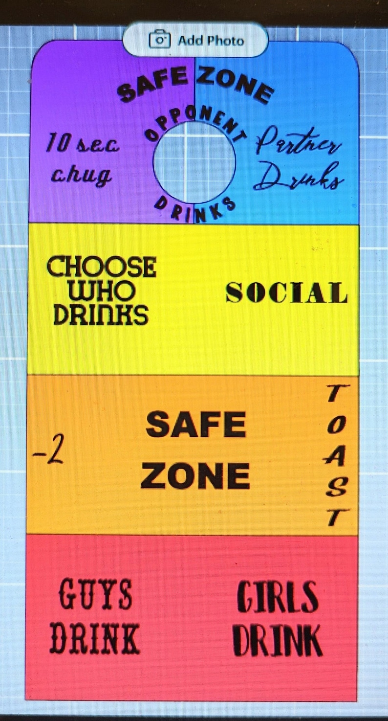 Cornhole Drinking Game Cricut Project (digital) - Etsy