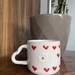 Custom Heart Shaped Mug With Heart Handle Handmade Decor Mug - Etsy