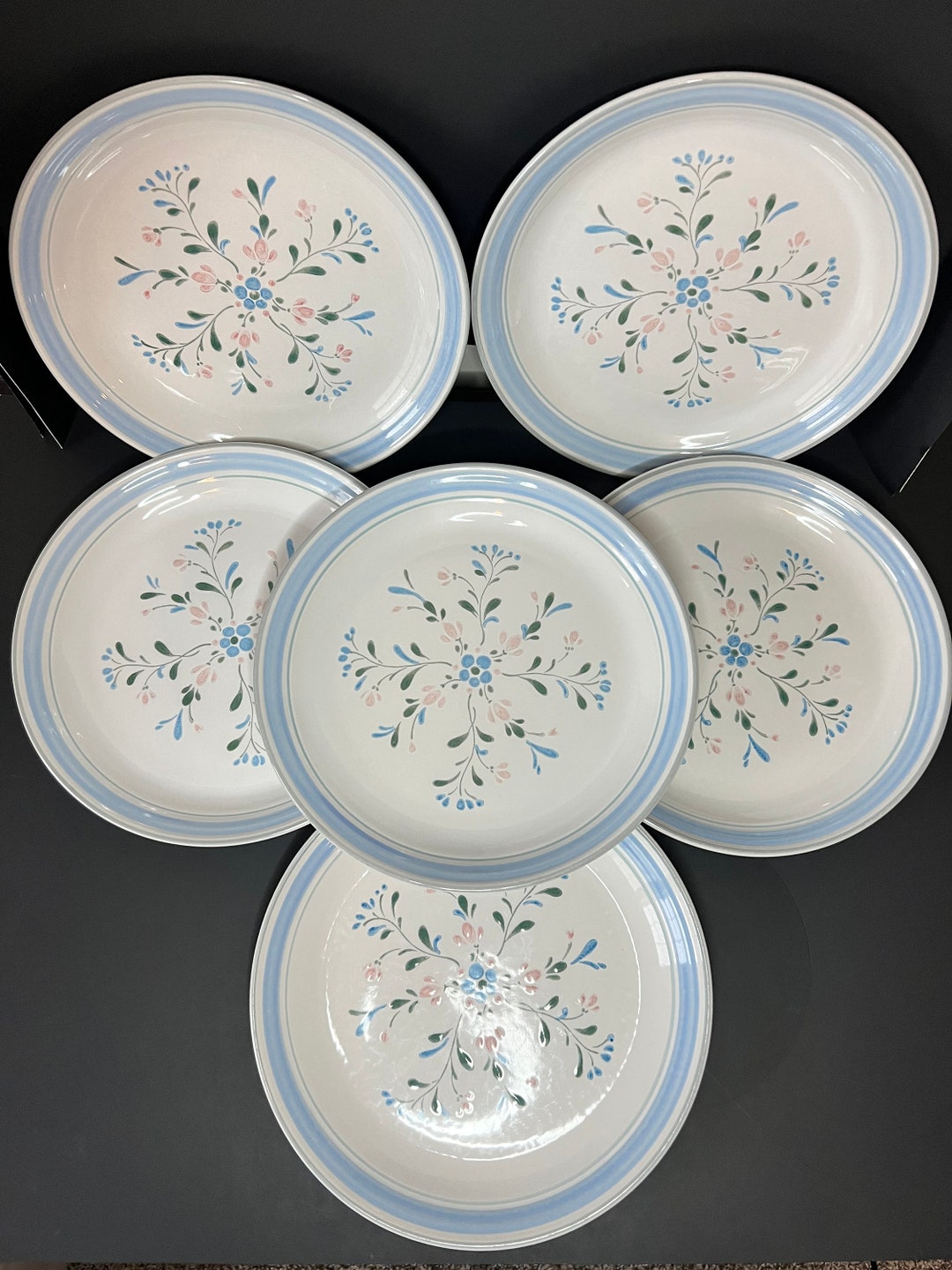 Fascino by Yamaka Japan Stoneware Dinner Plates Set of 6 - Etsy