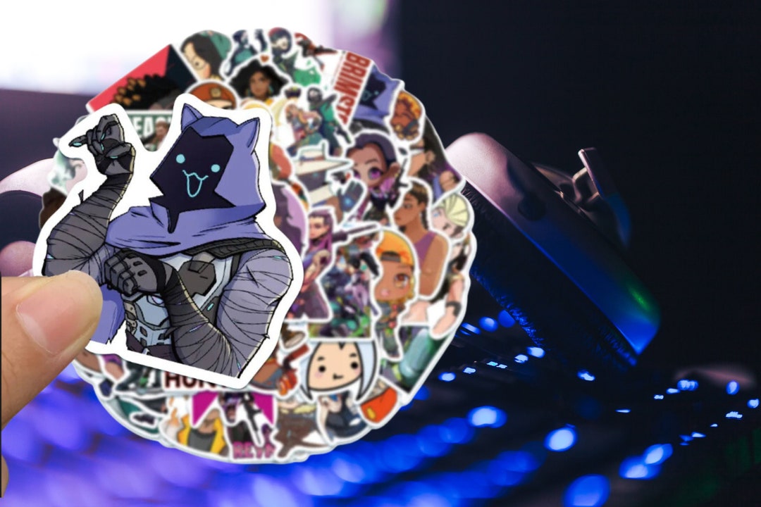 Valorant Cartoon Anime Stickers Set of 50 Waterproof Vinyl - Etsy