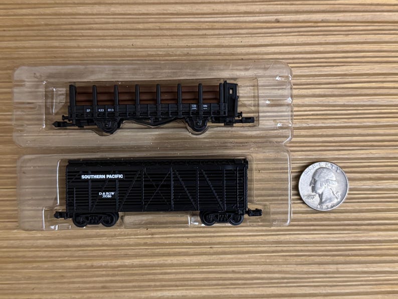 N Scale Southern Pacific Stock Car Train 421 Readers Digest RR Model ...