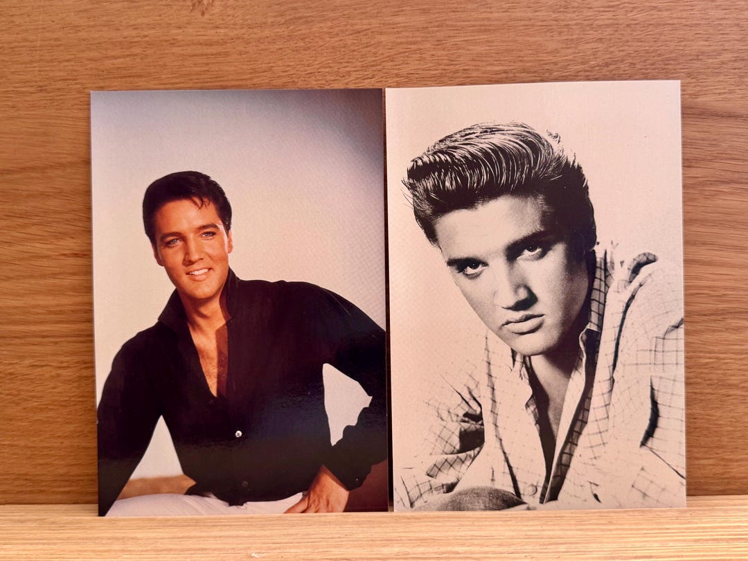 Vintage Elvis Presley Postcards: 1988, 1989, 1992 Collectible ...