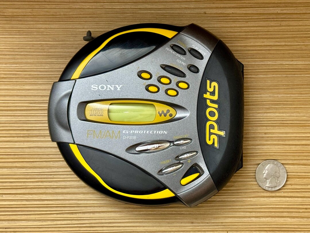 Sony D-FS18 Portable CD Player Water-resistant Portable CD Player Built ...