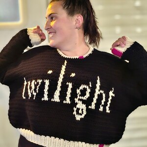 Twilight Crochet Sweater | Digital Pattern - Etsy