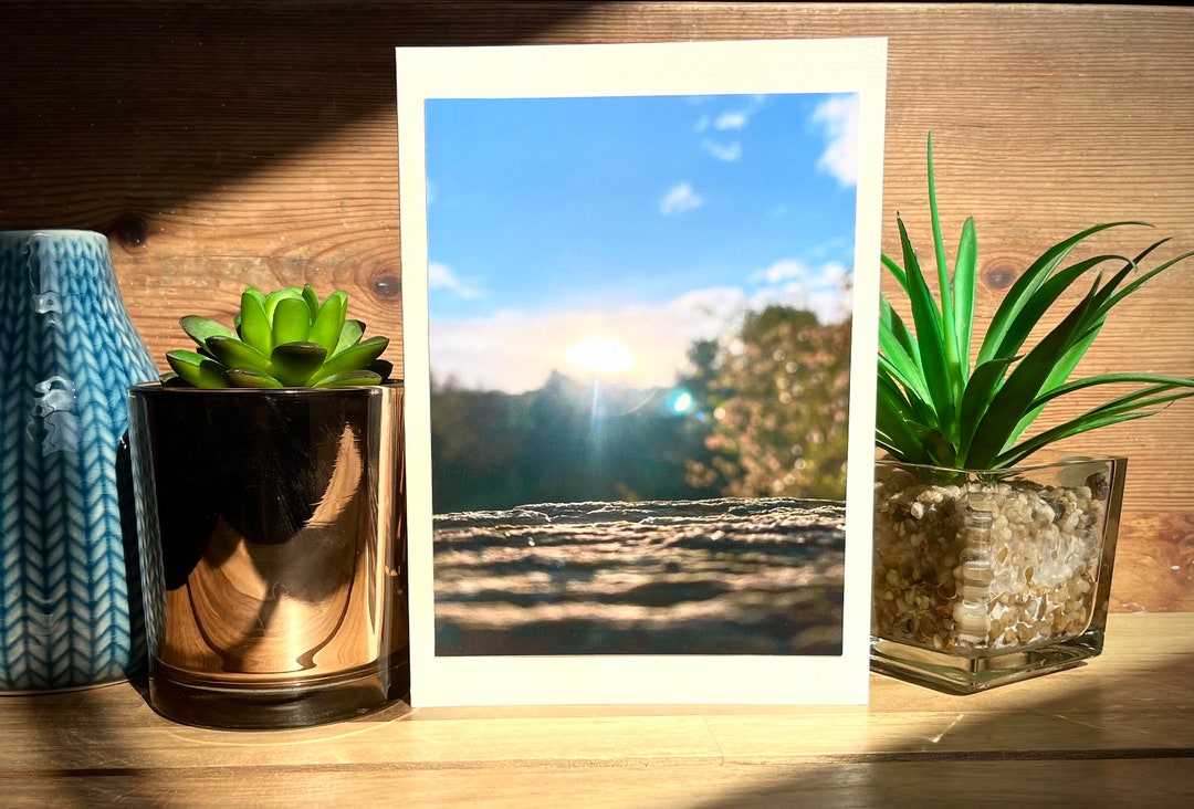 Cornwall: Carnon Valley River, Morning Light. Handmade Photo Greeting ...