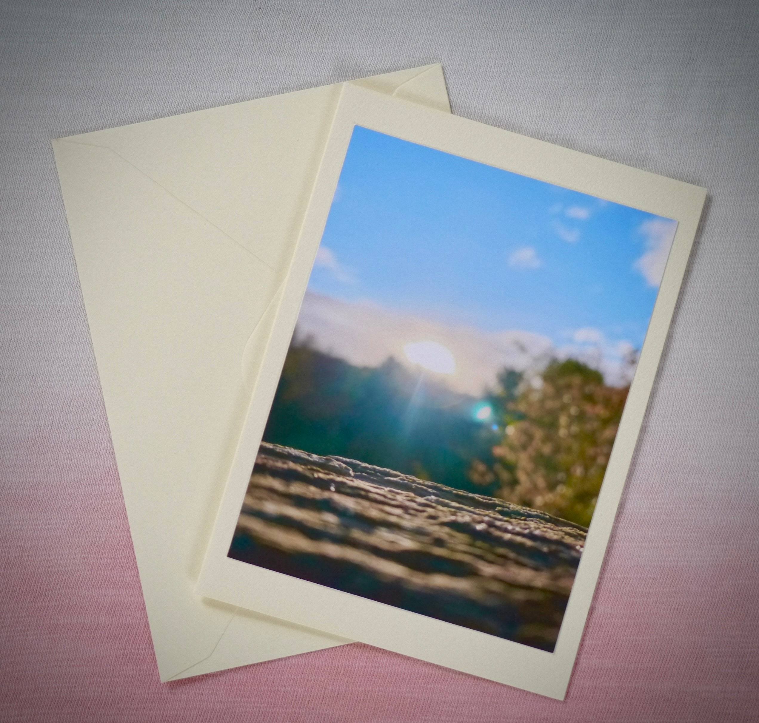 Cornwall: Carnon Valley River, Morning Light. Handmade Photo Greeting ...