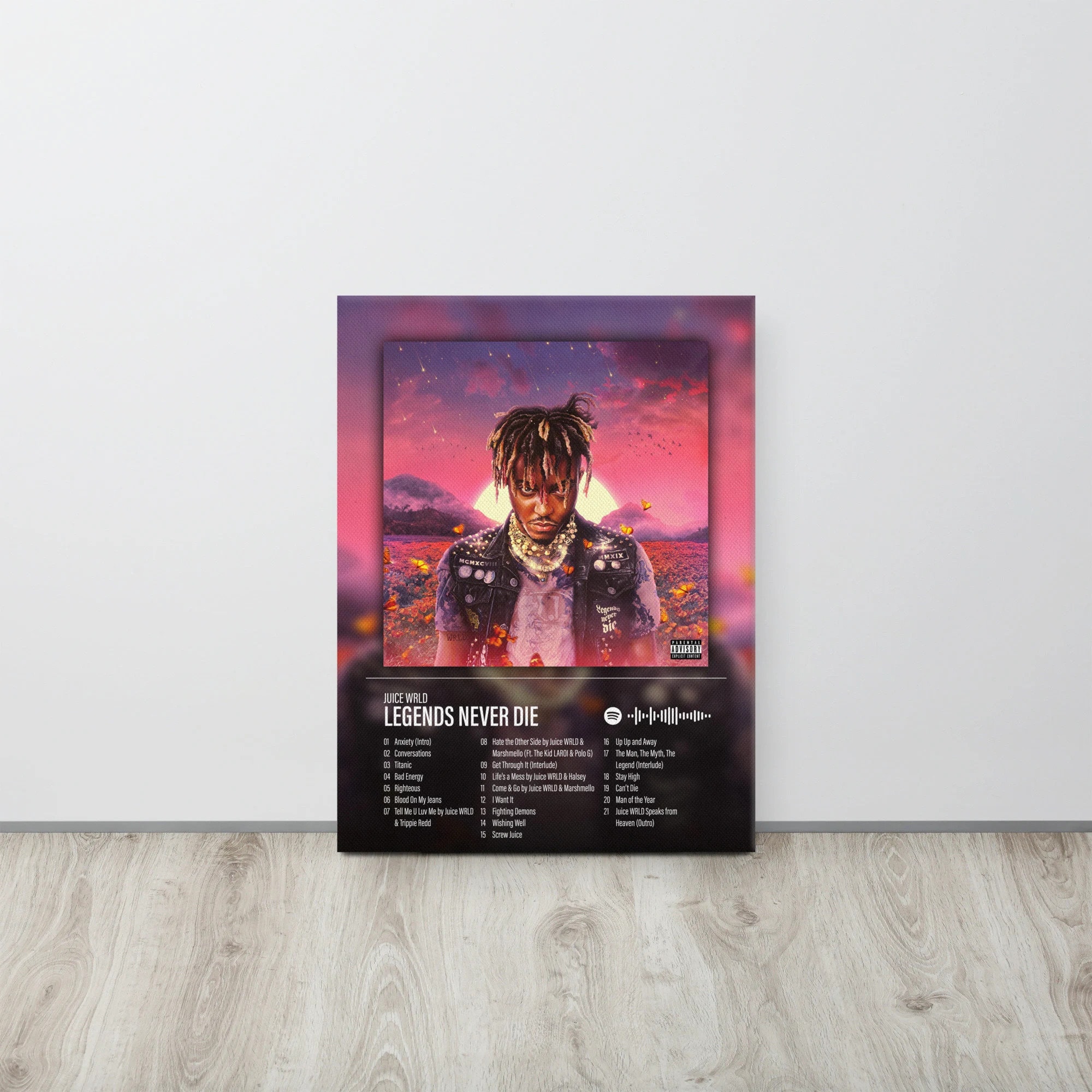Juice WRLD Canvas Legends Never Die Canvas Album Canvas With - Etsy