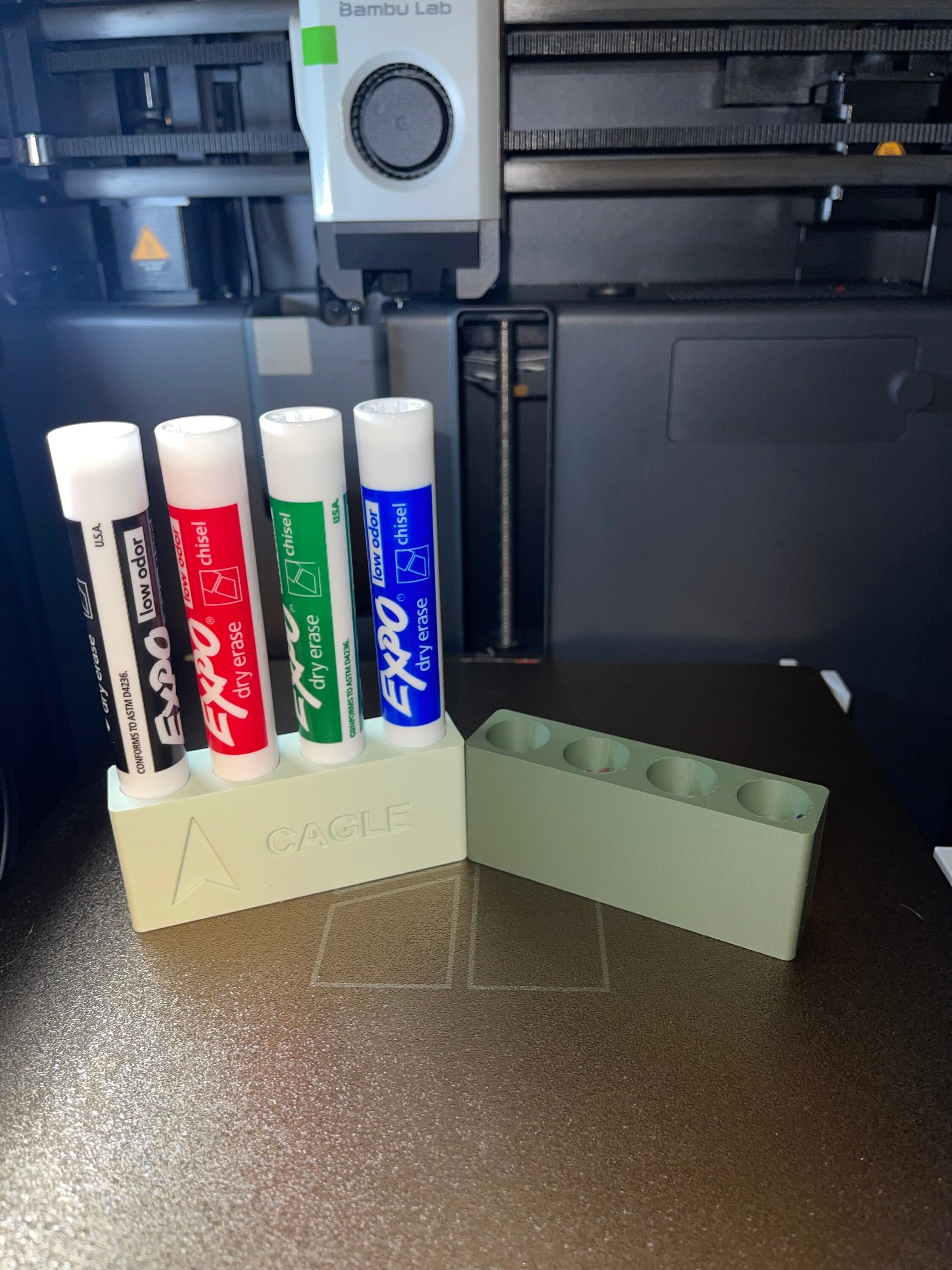 Custom 3D Printed Magnetic Marker Holder – Personalized Office Supplies ...