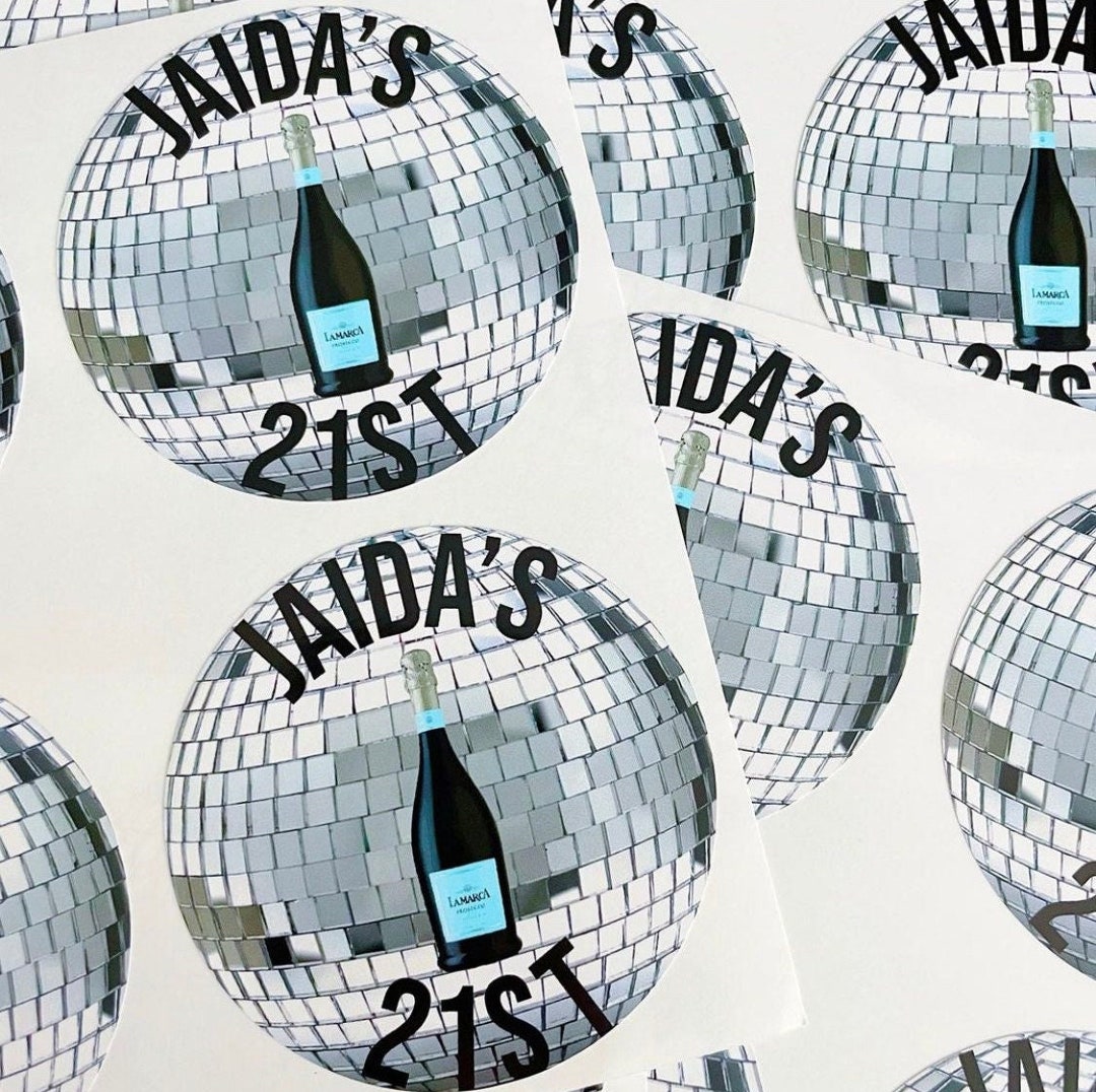 3 INCH 21st Birthday Stickers - Etsy