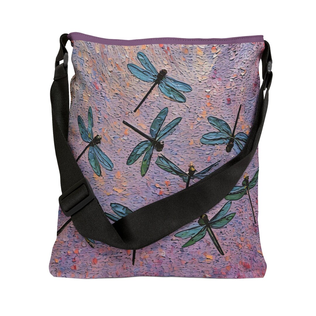 Dragonfly BAG, Hands Free, Adjustable WIDE STRAP, Inside Pocket, Lined ...