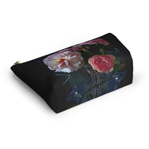 12.6 Inch Long, 3 in Wide, 7 in High, Floral Accessory Pouch T-bottom ...