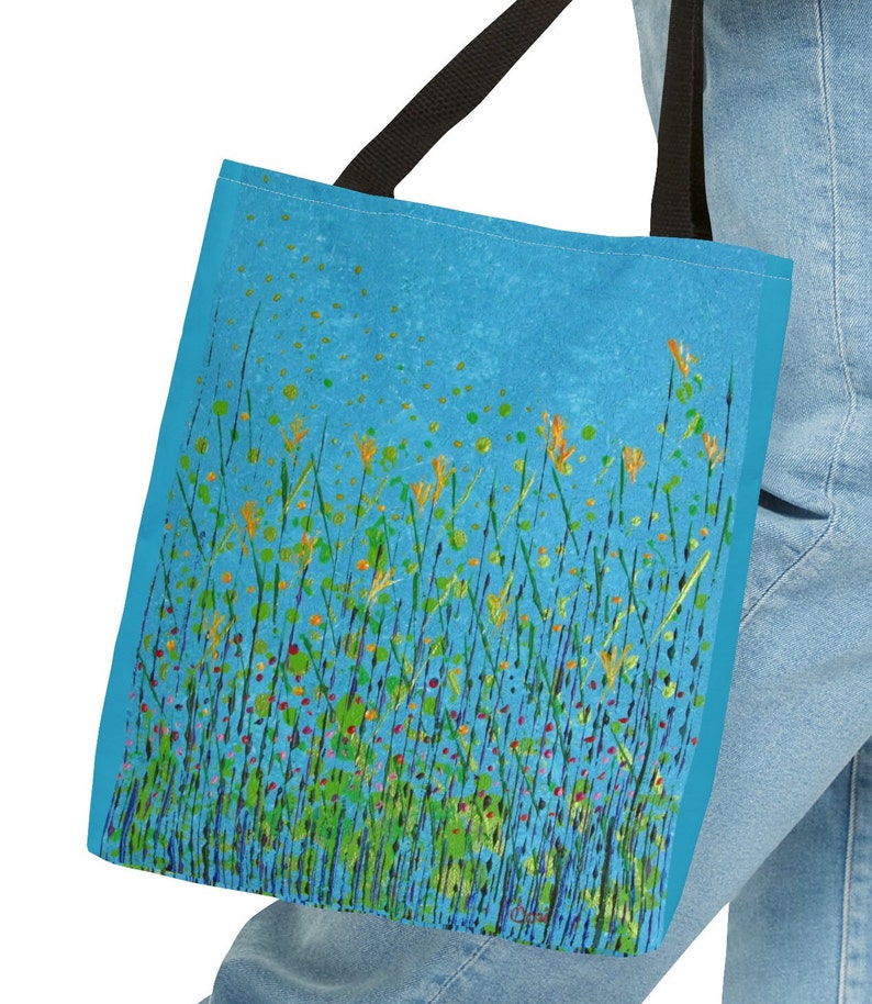 April Wildflowers Decorative Tote Bag is Durable and Convenient as a ...