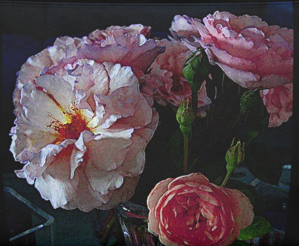 12.6 Inch Long, 3 in Wide, 7 in High, Floral Accessory Pouch T-bottom ...