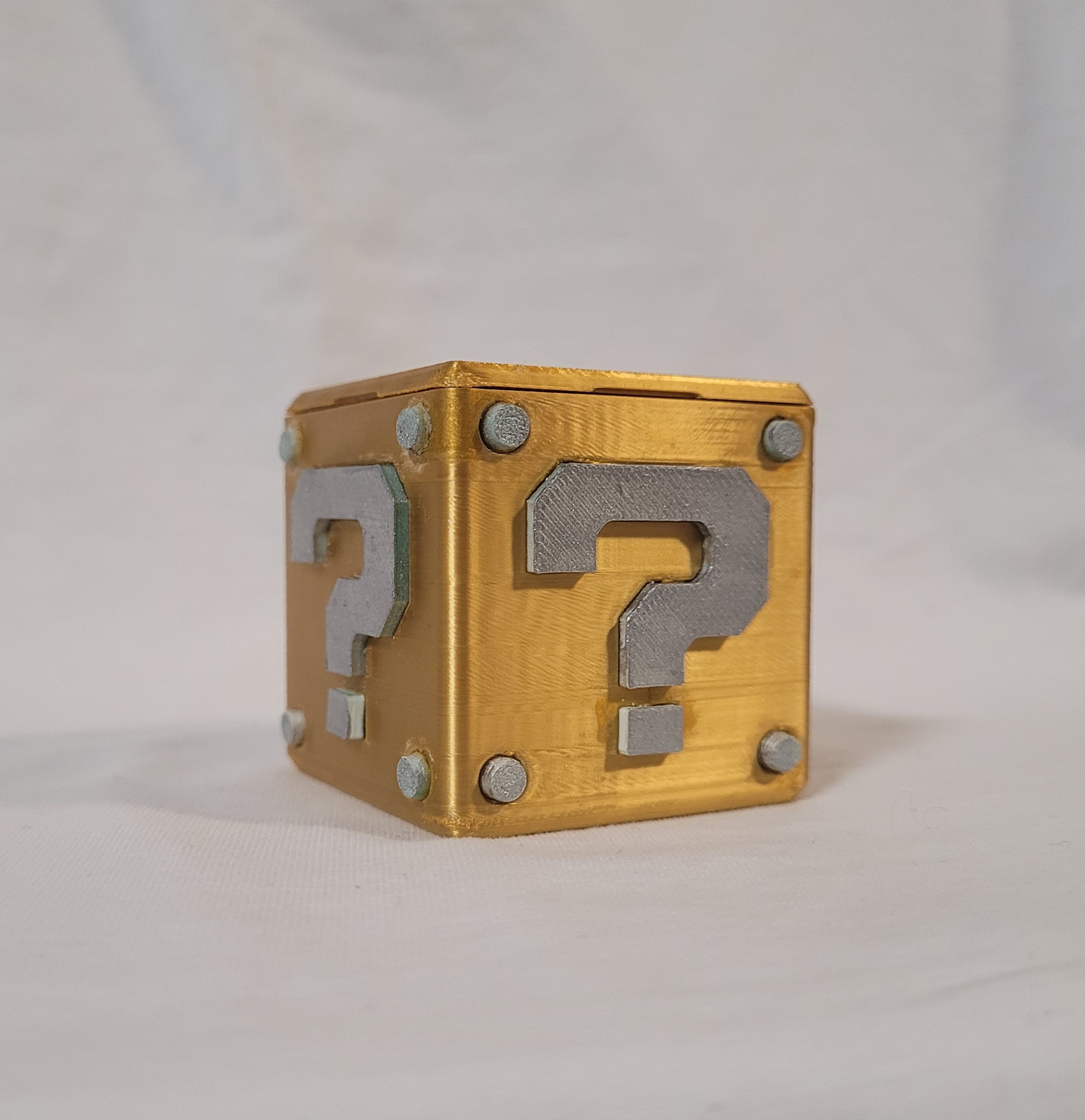Super Mario Question Mark Block for Switch Games and Memory Cards - Etsy