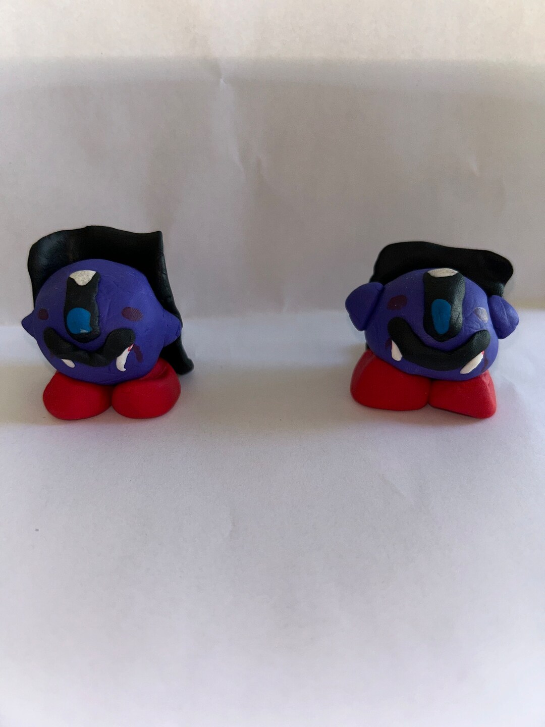Hand-made Kirby Vampire Polymer Clay Figure - Etsy
