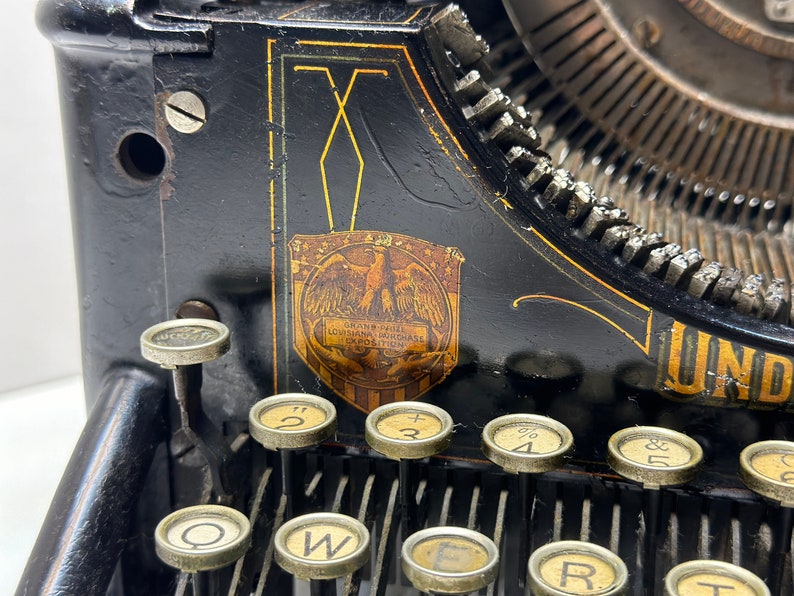 Underwood No. 5 Typewriter: Working Black Underwood - Etsy