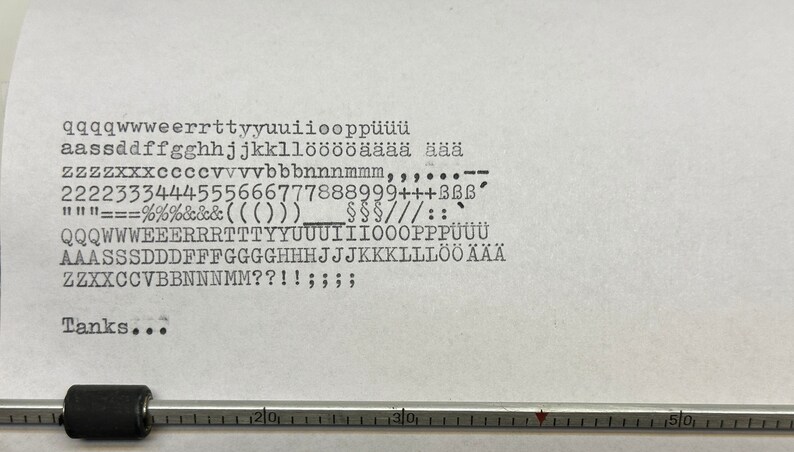 Olympia Splendid Typewriter - Elegant Beige With Matching Case, Newly ...