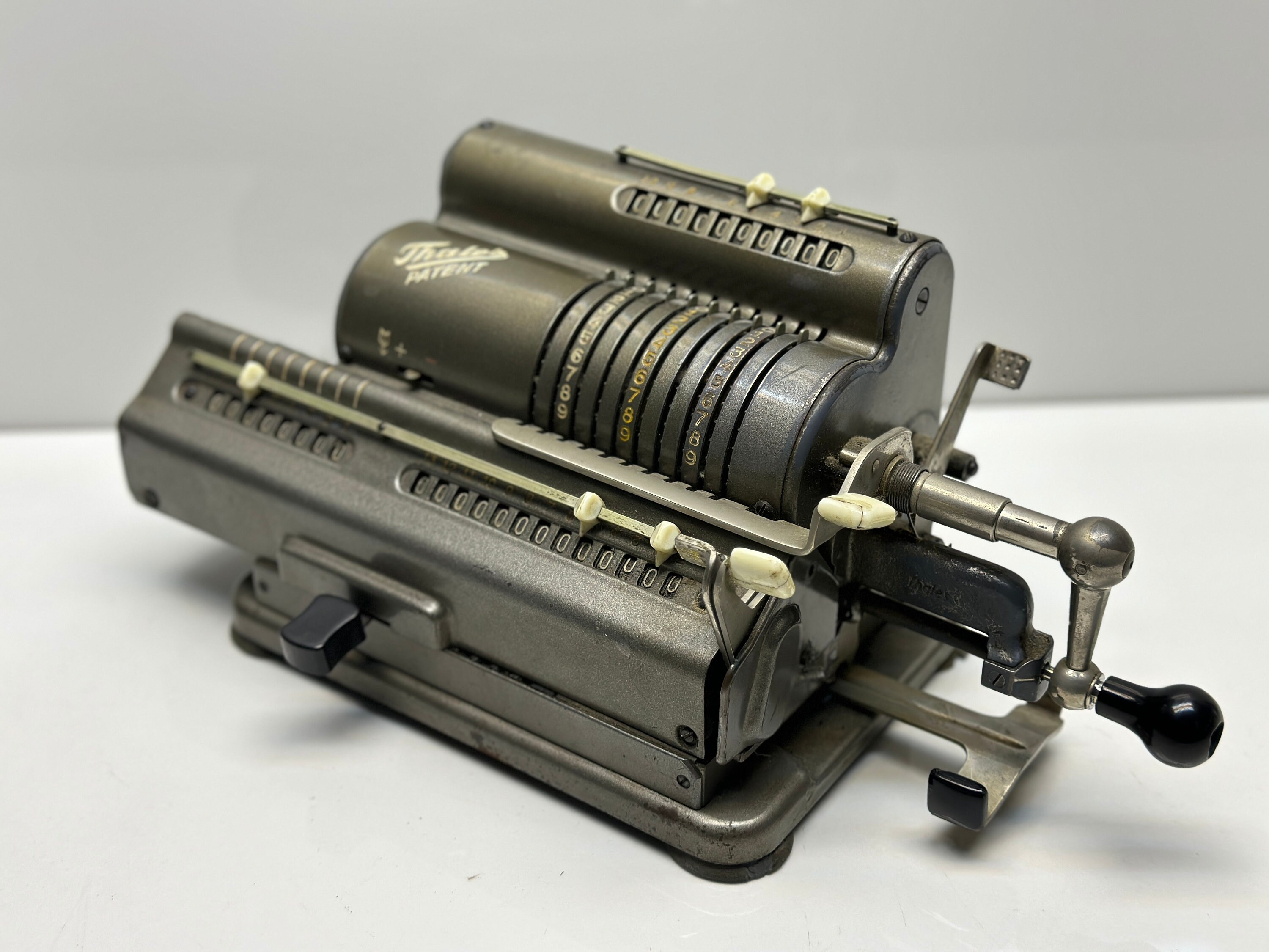 Antique Thales Patent Calculator German Craftsmanship Retro Office ...