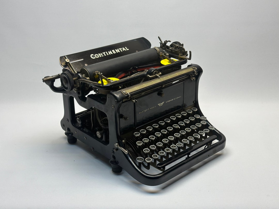 Continental Typewriter - 1939 Model With Glass Keyboard, Full-size ...