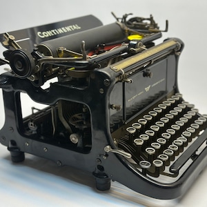 Continental Typewriter - 1939 Model With Glass Keyboard, Full-size ...